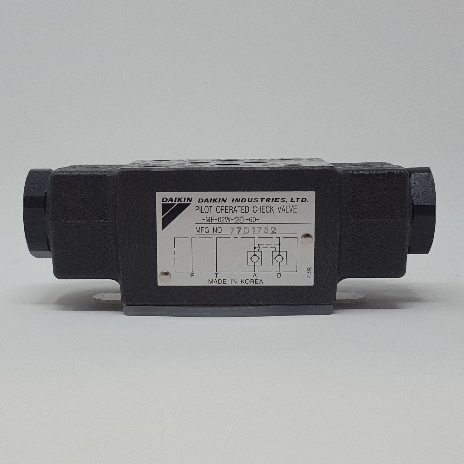 MP-02W-20-60 Daikin Check Valve — Pollard CNC Spares Ltd